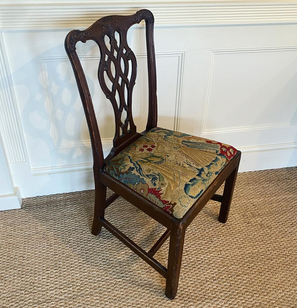 A fine George III side chair in the manner of Chippendale – Chairman ...