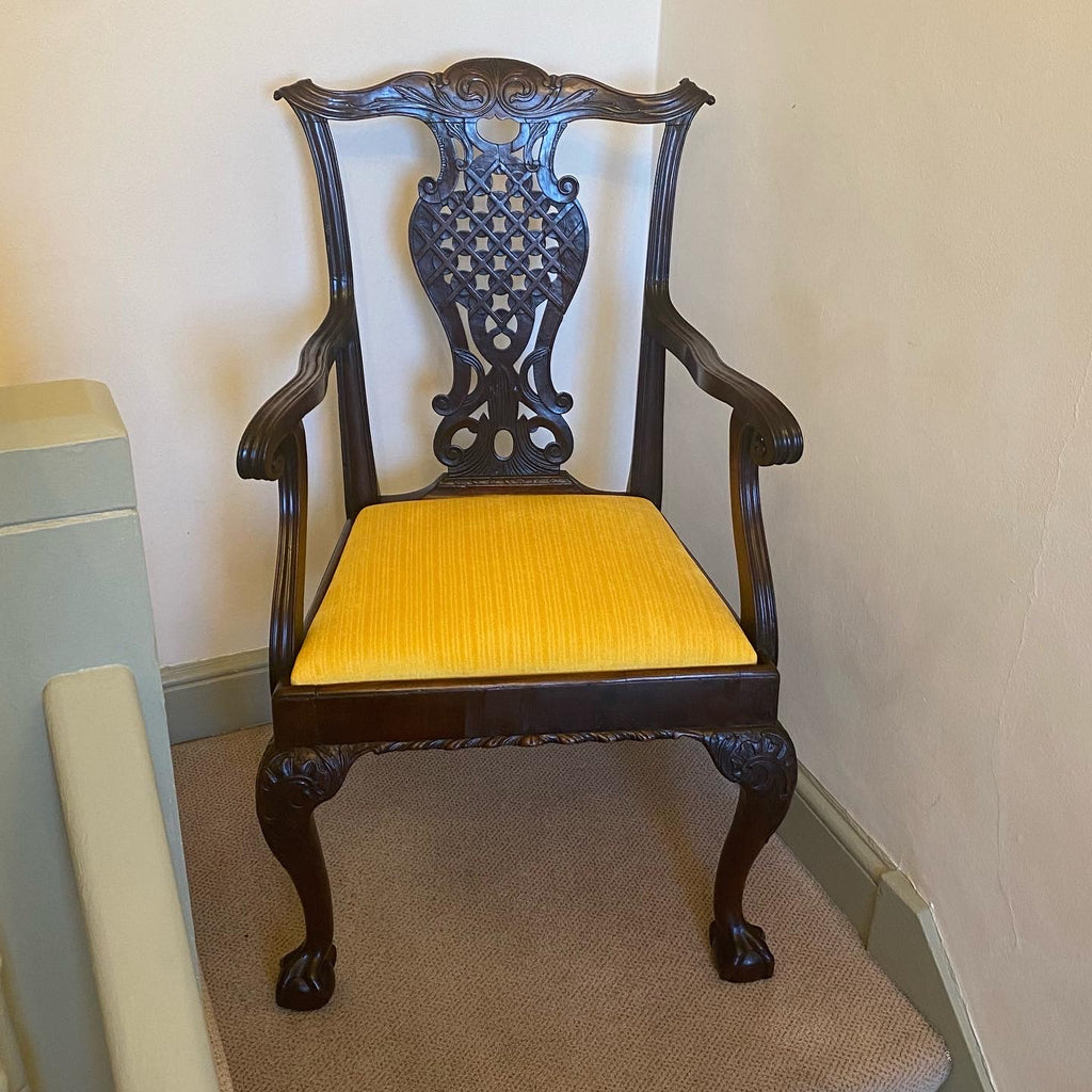 Open elbow chair in the manner of Robert Mainwaring – Chairman Antiques